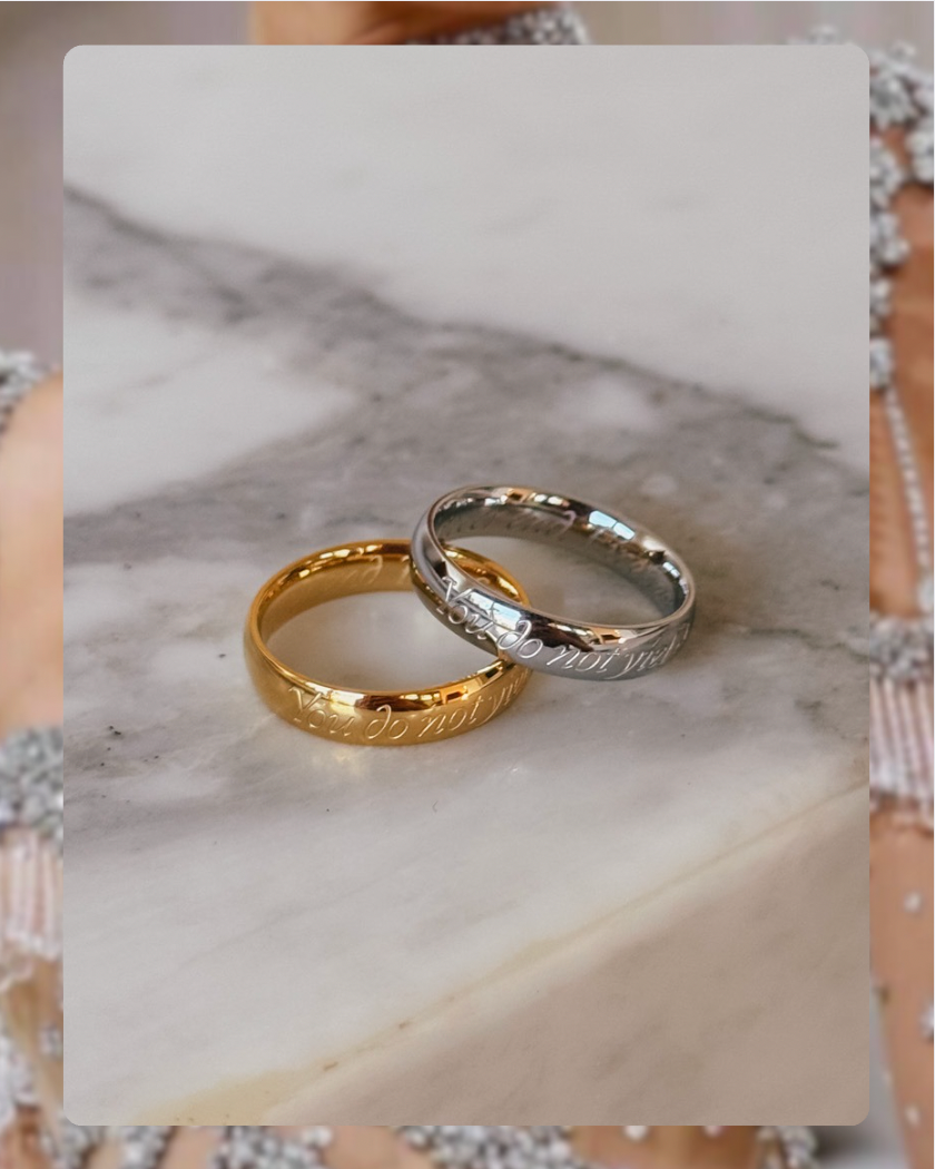 You Do Not Yield Ring – HALO AMOUR